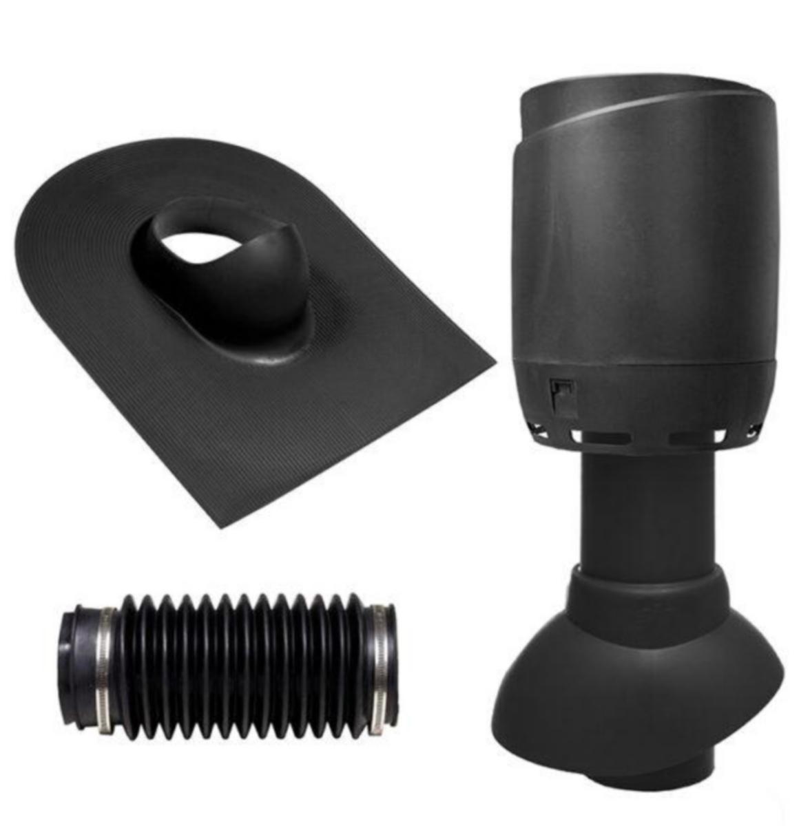 Villaluftning 110p flow svart ink.gen. papp vilpe - avlop...