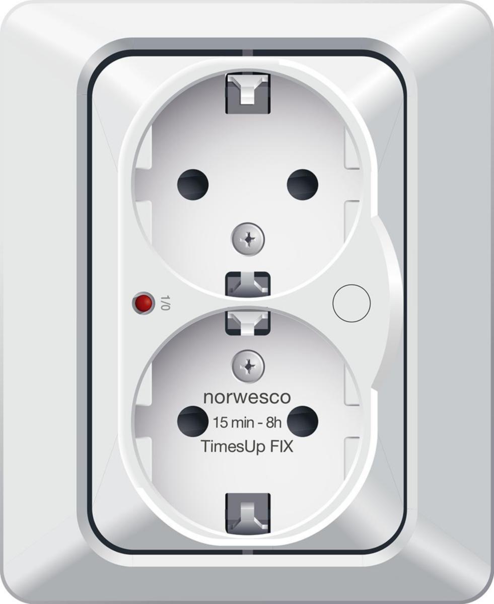Socket outlet with timer fix 697202 - programmable timer,...