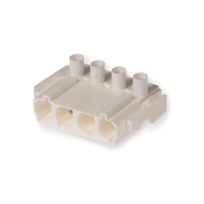 Stickkontakt 4-pol vit nac41.w - 4-polig stickkontakt uta...