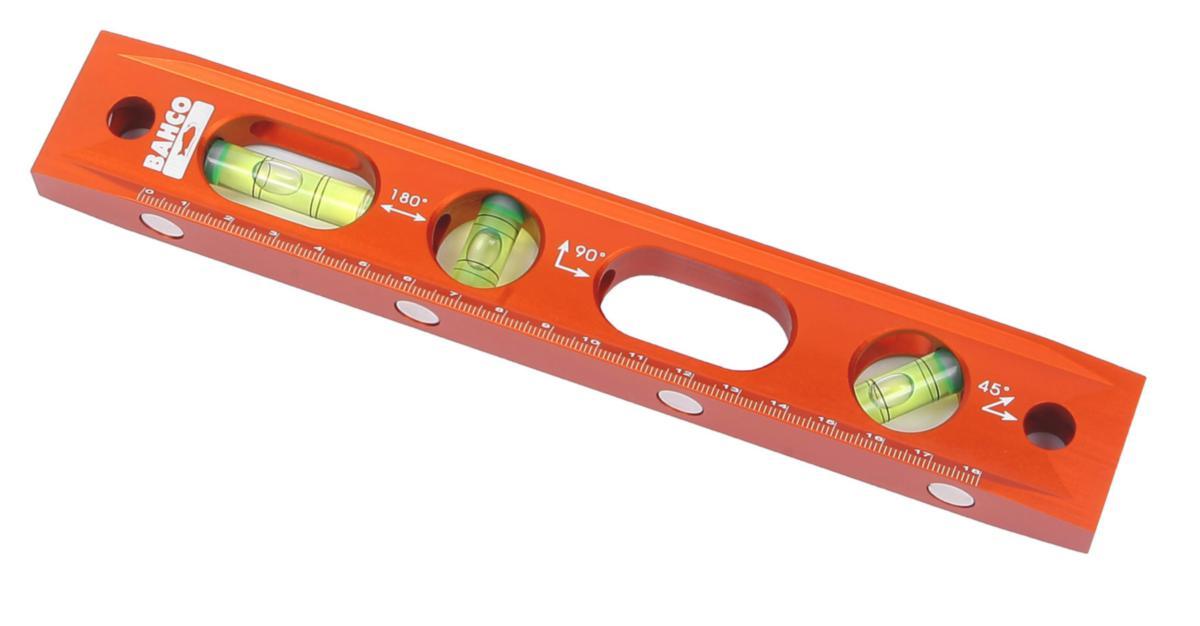 Spirit level bahco 426tor9 torpedo 9" aluminium - spirit ...