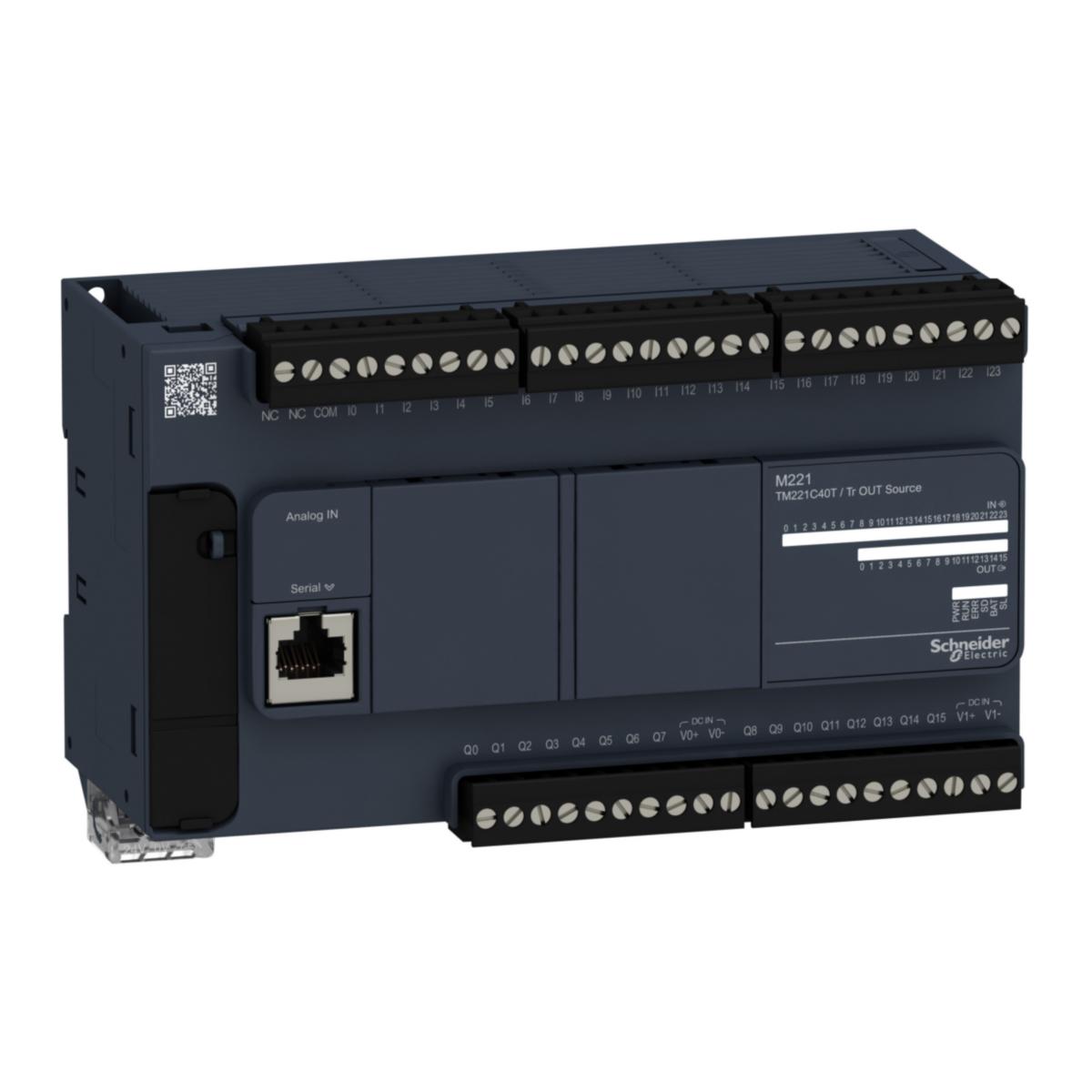 Plc m221-40io tr-so komp tm221c40t - modicon m221 compact...