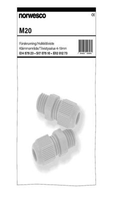 Förskruvn. 2-pack m20 4-10mm 550306 - förskruvning plast ...