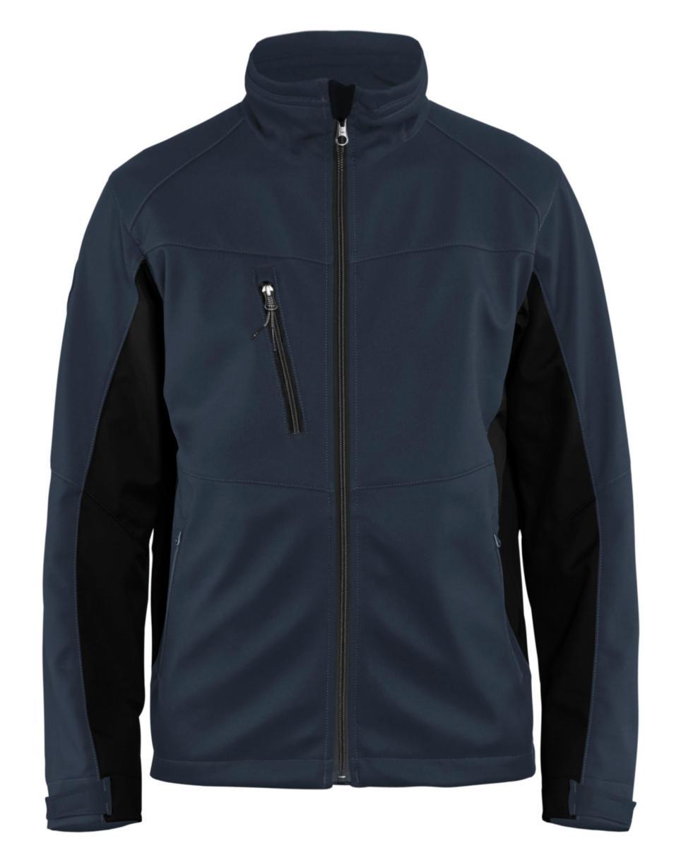 Softshelljacka blk 4950-2516 blå/svart 4xl - softshelljac...