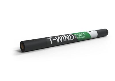 Vindskydd t-wind 20x1,25m basic svart non-wowen - vindsky...