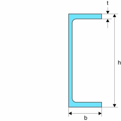 Upe-balk s355j2 100 a 12.1m - upe-balk 355j2 | Ahlsell