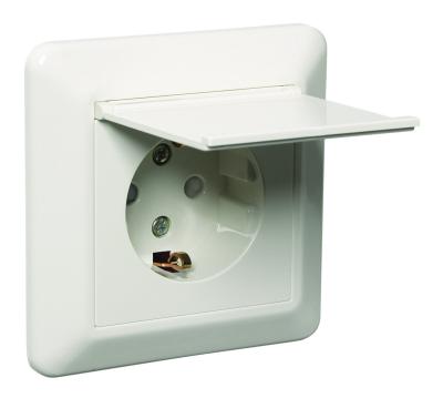 Uttag 1-vägs m.j. säk - vägguttag 1-vägs infällda 16a me...