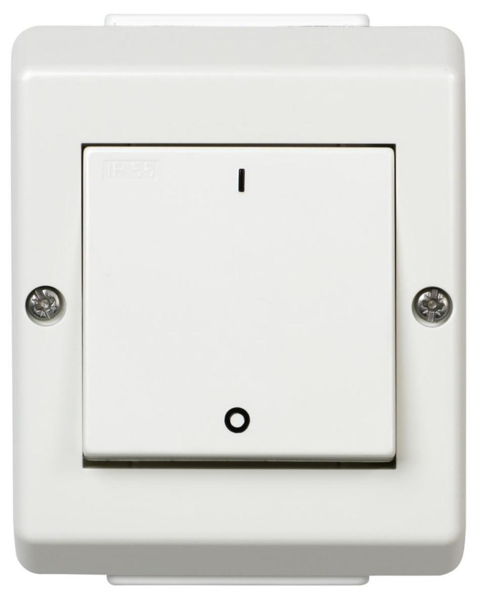 S16/2 vp switch wt pw - switch without light ip55 | Ahlsell