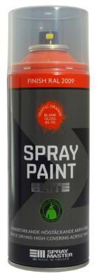 Sprayfärg elite orange ral2009 blank 400ml spray master