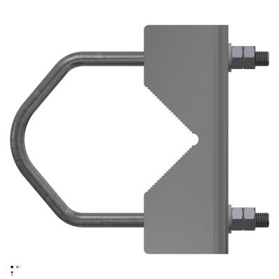 Clamp for round profiles ø88.9 - 120 mm - clamp for round...