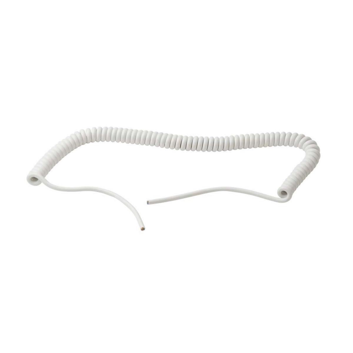 Spir kabel rkk 3g1,0 vit 4m h05vv-f 3g1,0, 111003102 - sp...