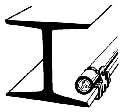 Klammer caddy 4h58-2 - klammer för upphängning och kabel...