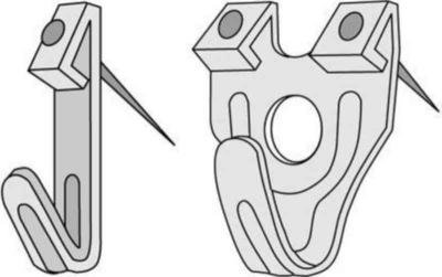 X-krok nr 2 mässing 10-pack - x-krok | Ahlsell