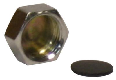 15 fkr lock m packning - lock förkromat med packning til...