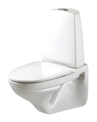 Ifö sign wc 6894 wc-stol vit väggmod. rot. mjuksits - wc-...