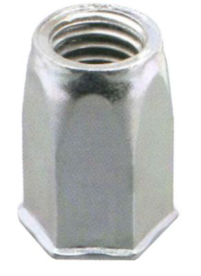 Blindnitmutter stål sexkant m5 självförsänkt öppen 200/fr...