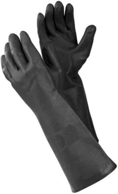 Handske tegera 241 svart latex/neopren stl 10 - kemskydds...