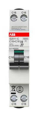 Dvärgbrytare s2011c-b2 - dvärgbrytare s2011c 1+1 pol 1 m...