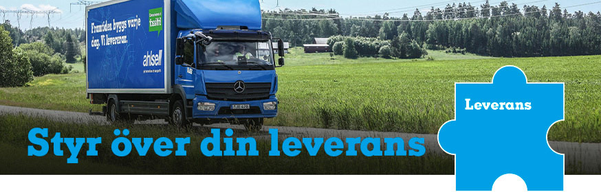 Styr över din leverans | Ahlsell
